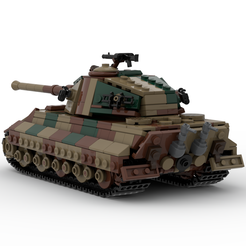 LEGO MOC king Tiger 2 tank. by bricktingsmon | Rebrickable - Build with ...