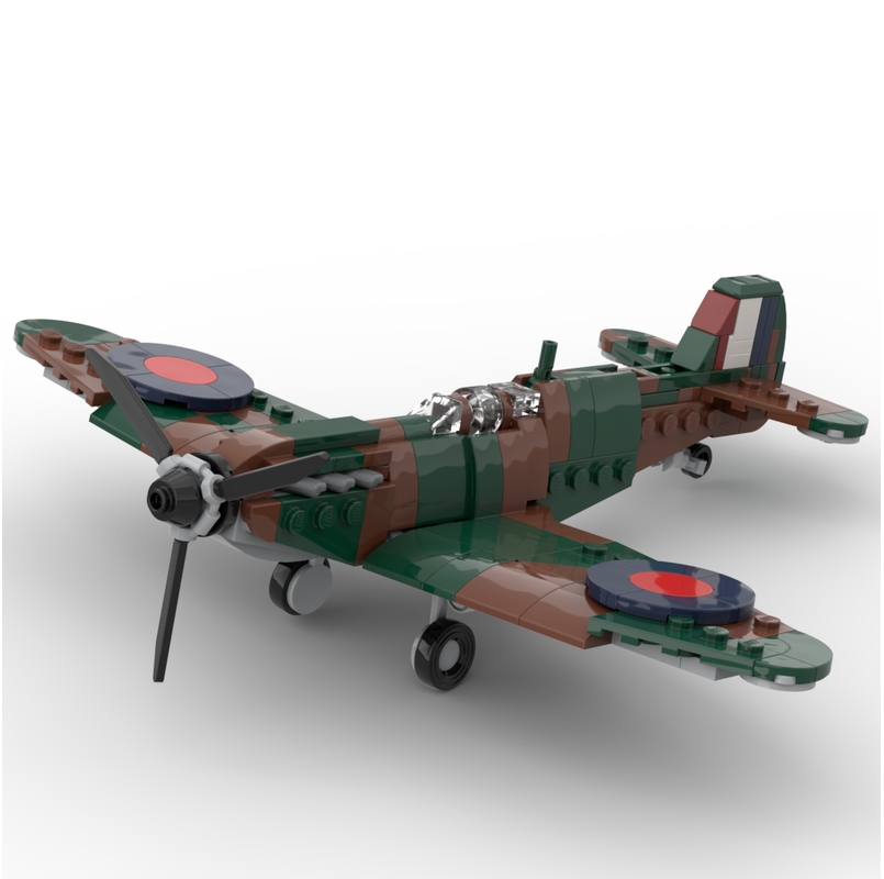 LEGO MOC spitfire mk 1 plane by bricktingsmon | Rebrickable - Build ...