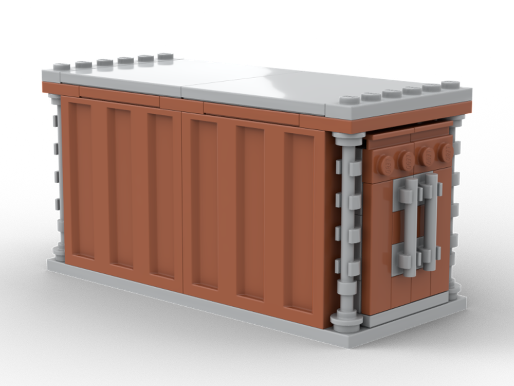 LEGO MOC Shipping Container (6x14 studs) by data.bricks | Rebrickable ...