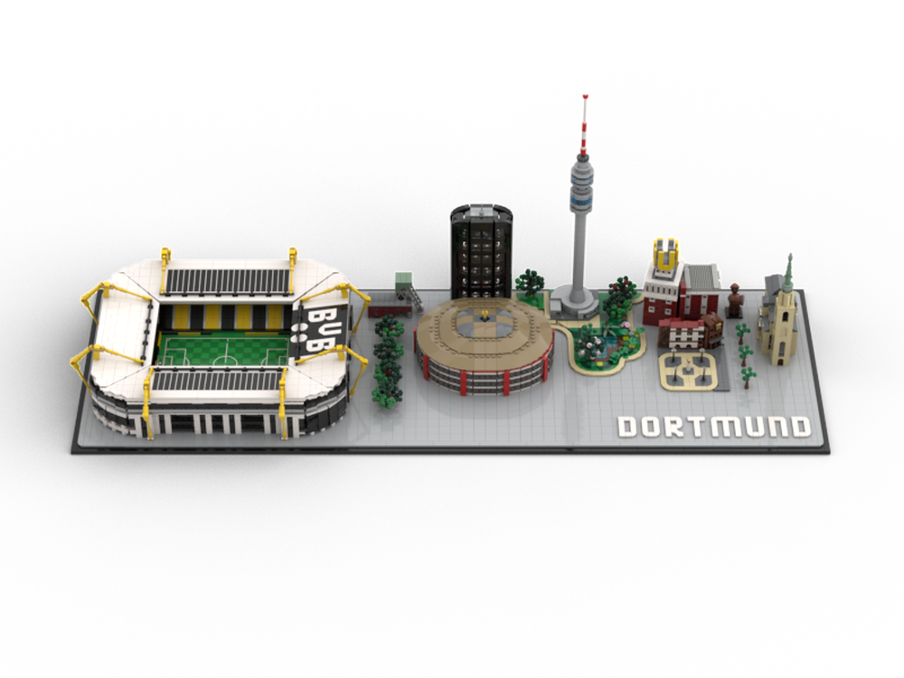 Lego Moc Dortmund Architecture Xxl By Bvbricks Rebrickable Build