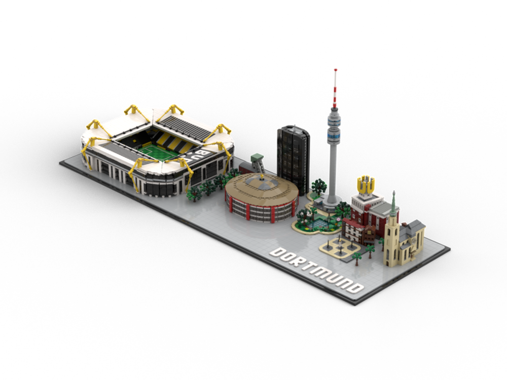 LEGO MOC Dortmund Architecture xxl by BVBricks | Rebrickable - Build ...