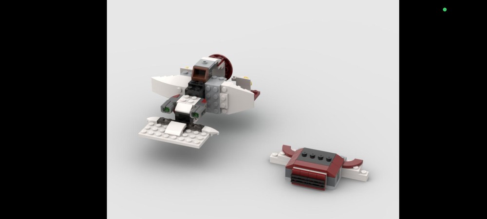 Lego Moc Dropship For Official Lego At Te And Side Builds By Blue