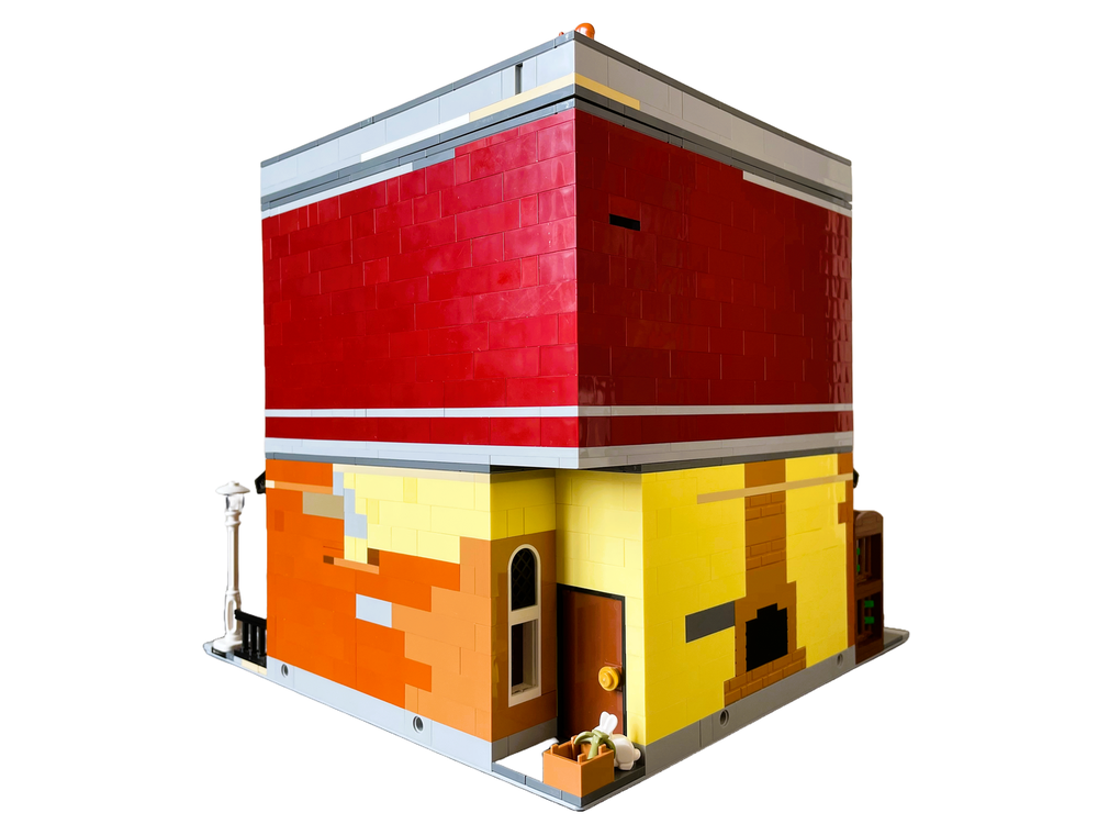 Lego Moc Italian Restaurant Corner Modular Alternate Build Of 10312