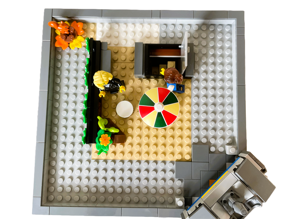 Lego Moc Italian Restaurant Corner Modular Alternate Build Of 10312