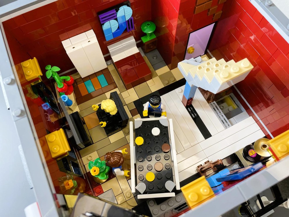 Lego Moc Italian Restaurant Corner Modular Alternate Build Of 10312