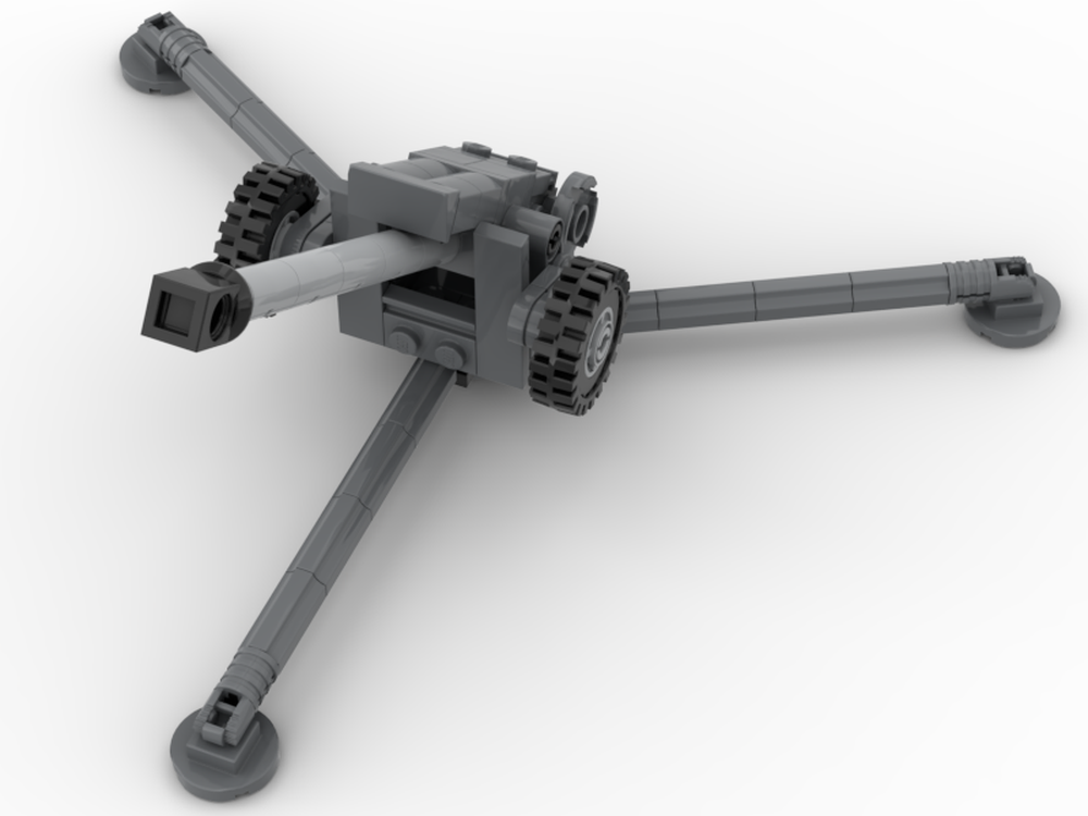Lego Moc D 30 Howitzer By Brownbricks Rebrickable Build With Lego