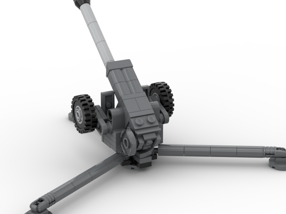 Lego Moc D 30 Howitzer By Brownbricks Rebrickable Build With Lego