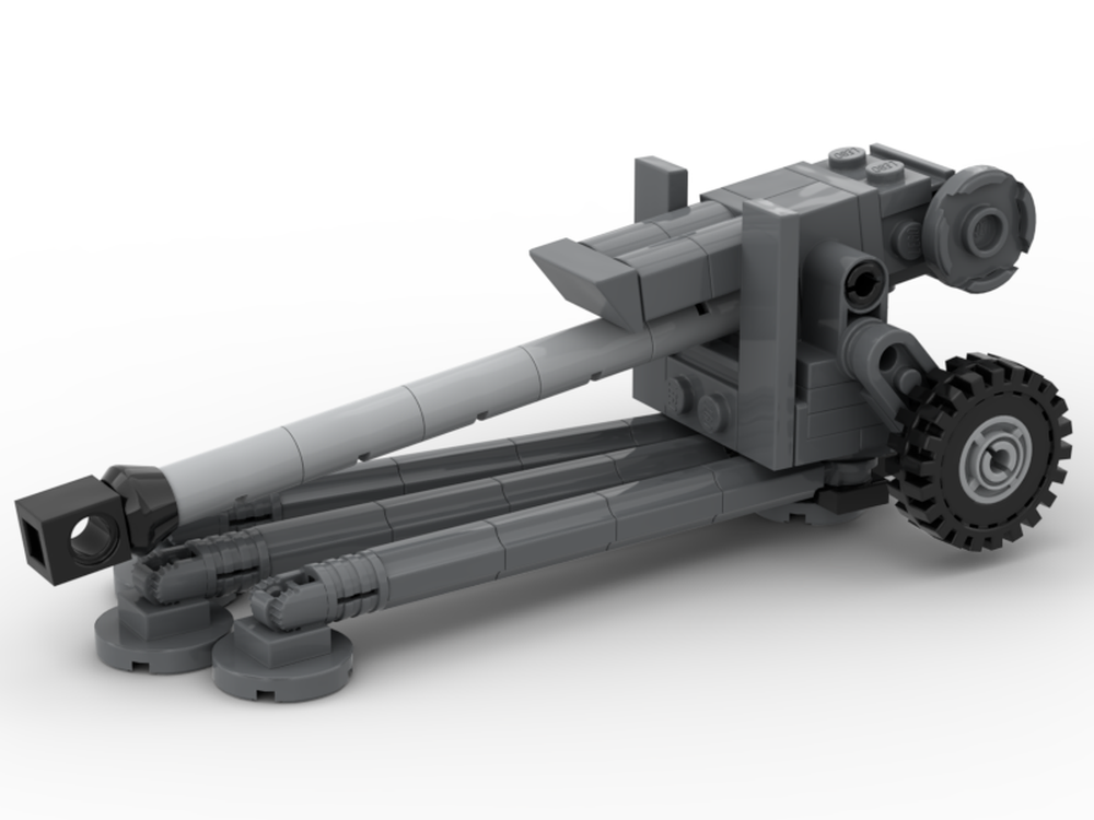 Lego Moc D 30 Howitzer By Brownbricks Rebrickable Build With Lego