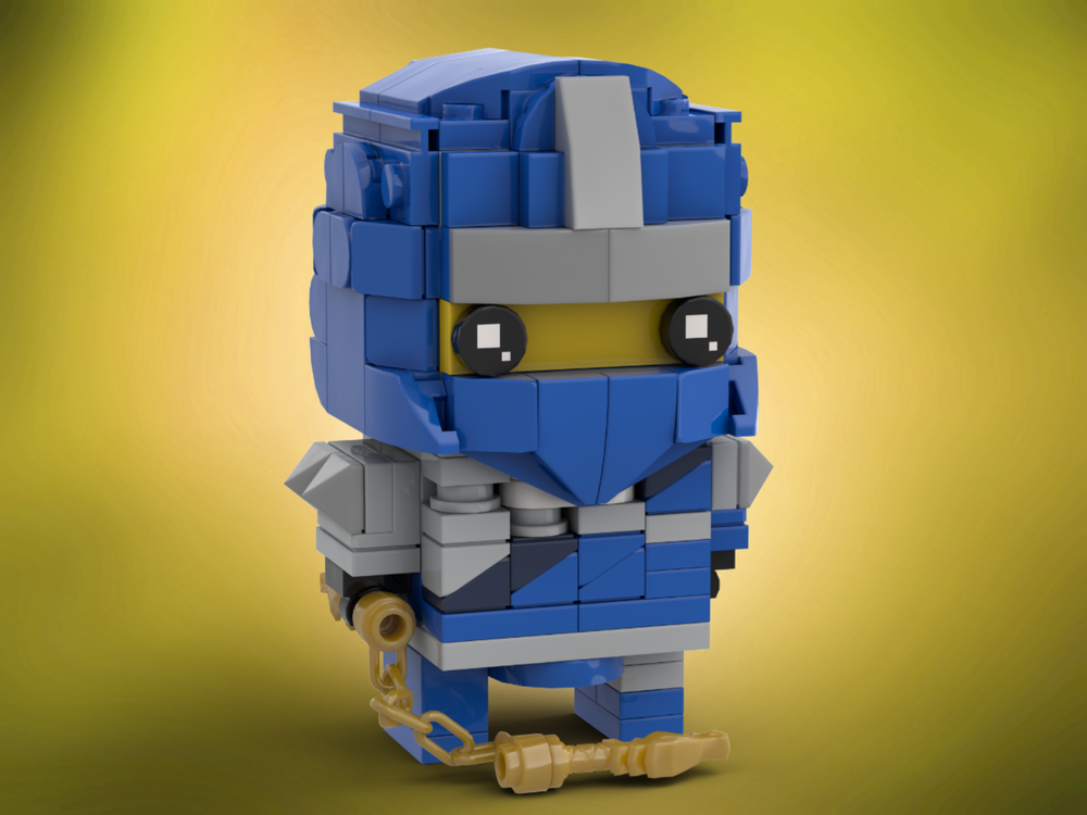 LEGO MOC Jay ZX Brickheadz by Ant0noo | Rebrickable - Build with LEGO