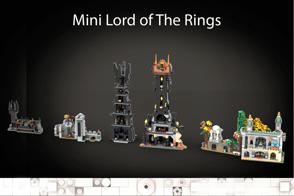 LEGO MOC Mini Lord Of The Rings Collection - 2024 Version by ...