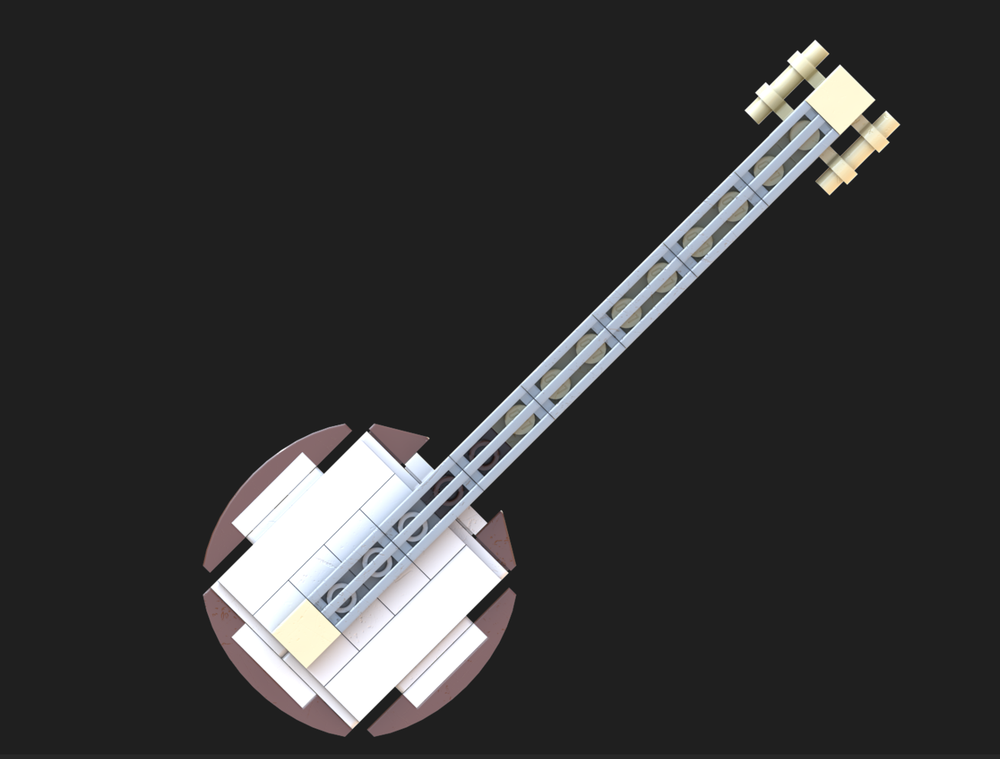 LEGO MOC Banjo by hyphencubed | Rebrickable - Build with LEGO