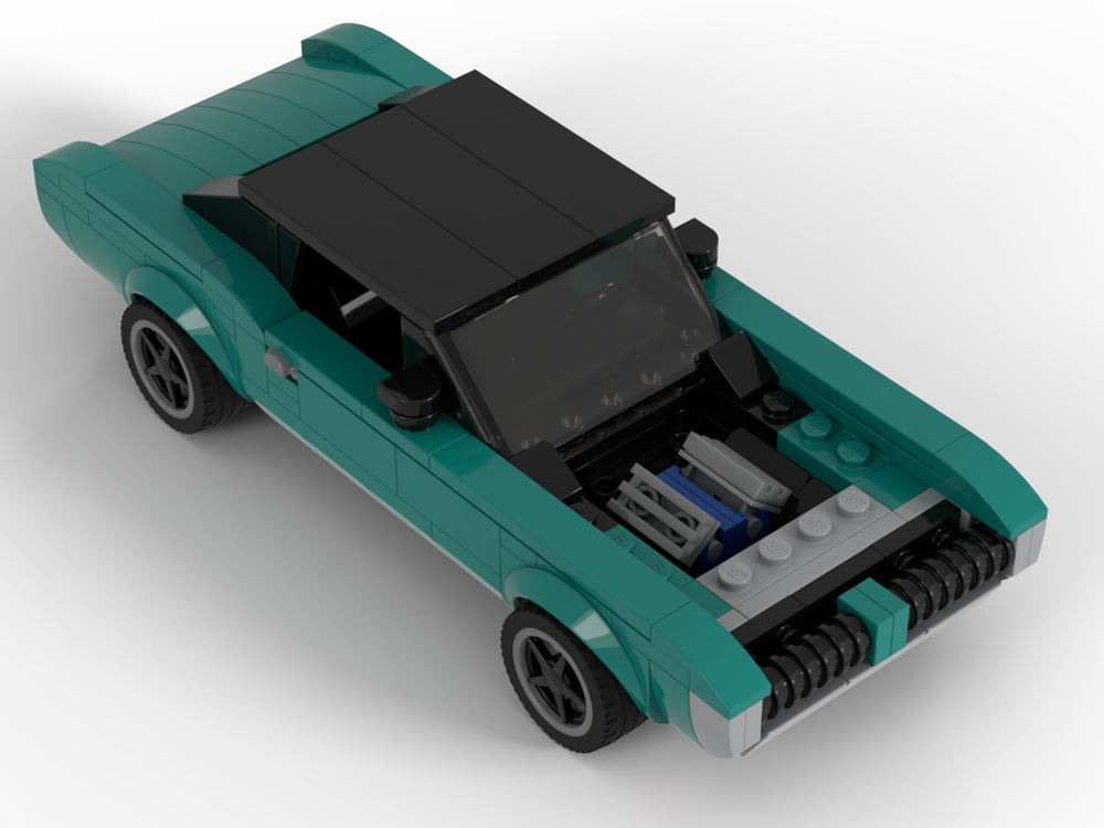 Lego Moc Mercury Cougar 8wide By Linse Rebrickable Build With Lego