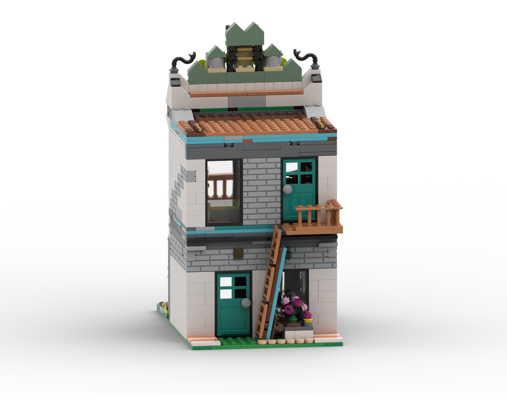 LEGO MOC Barber Salon by mjBricks | Rebrickable - Build with LEGO