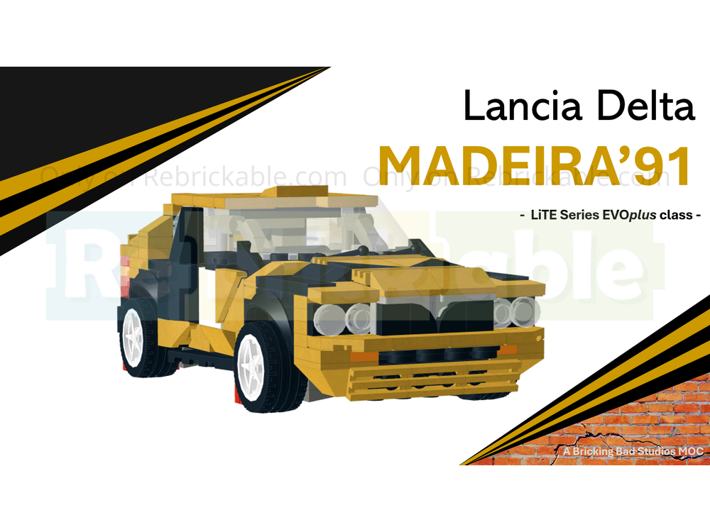 LEGO MOC Lancia Delta'91-MADEIRA ERC (LiTE series, 16V class) by ...