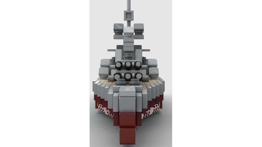 Lego Moc Hms Lion Battleship By Rmc1138 Rebrickable Build With Lego