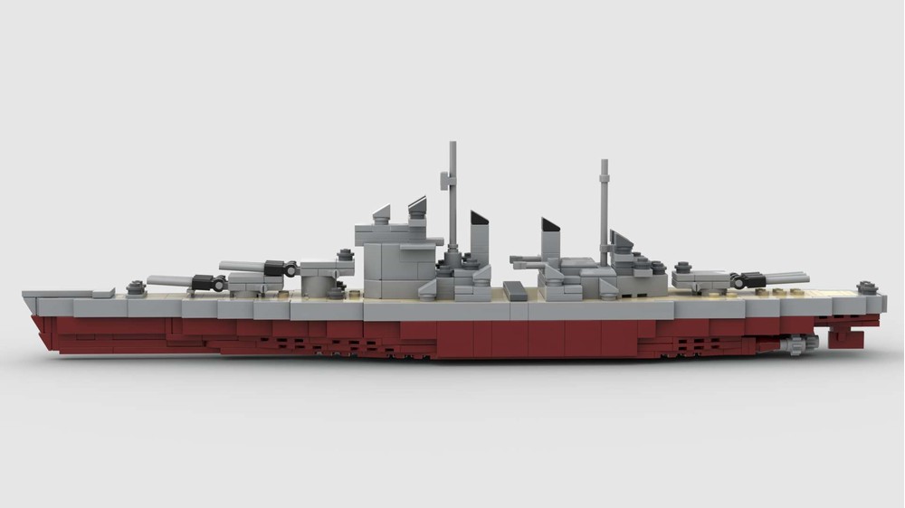 LEGO MOC HMS Lion (Battleship) by RMC1138 | Rebrickable - Build with LEGO