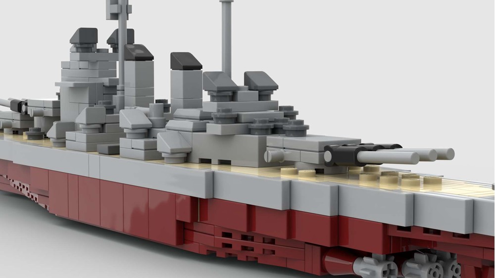 LEGO MOC HMS Lion (Battleship) by RMC1138 | Rebrickable - Build with LEGO