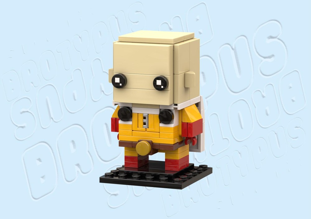 LEGO MOC Saitama (One Punch Man) by Brotypus | Rebrickable - Build with ...