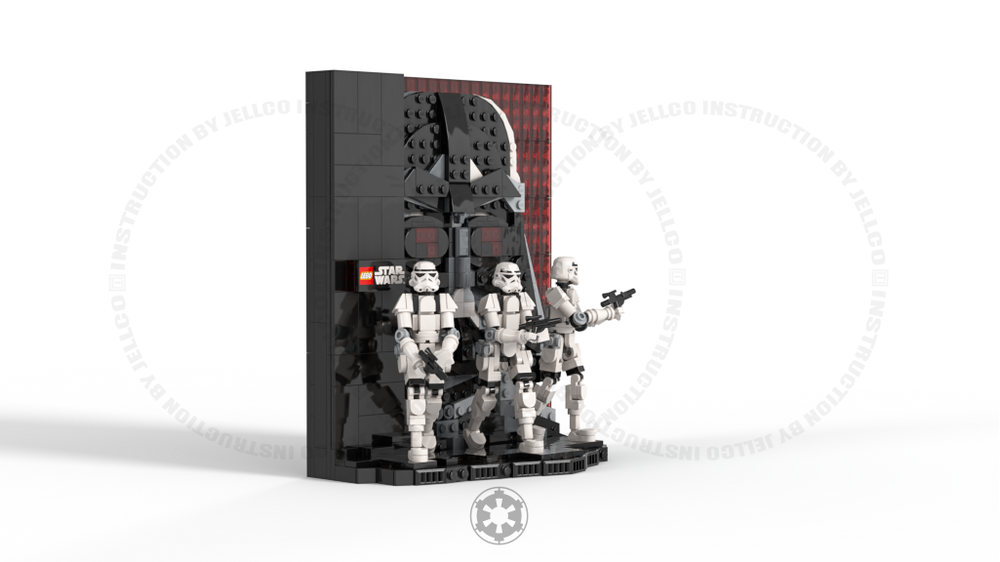 Lego Moc Three Dimensional Poster Concept Series Part Final By Jellco