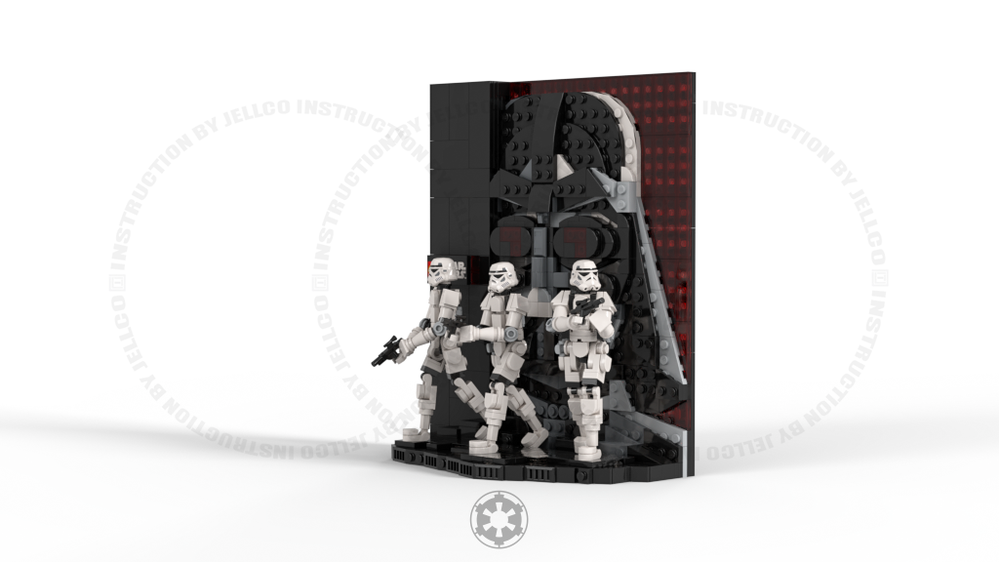 Lego Moc Three Dimensional Poster Concept Series Part Final By Jellco