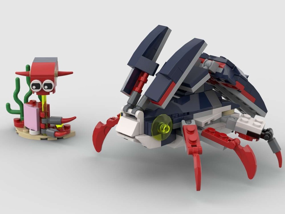LEGO MOC Moth and fly by EliseuV | Rebrickable - Build with LEGO