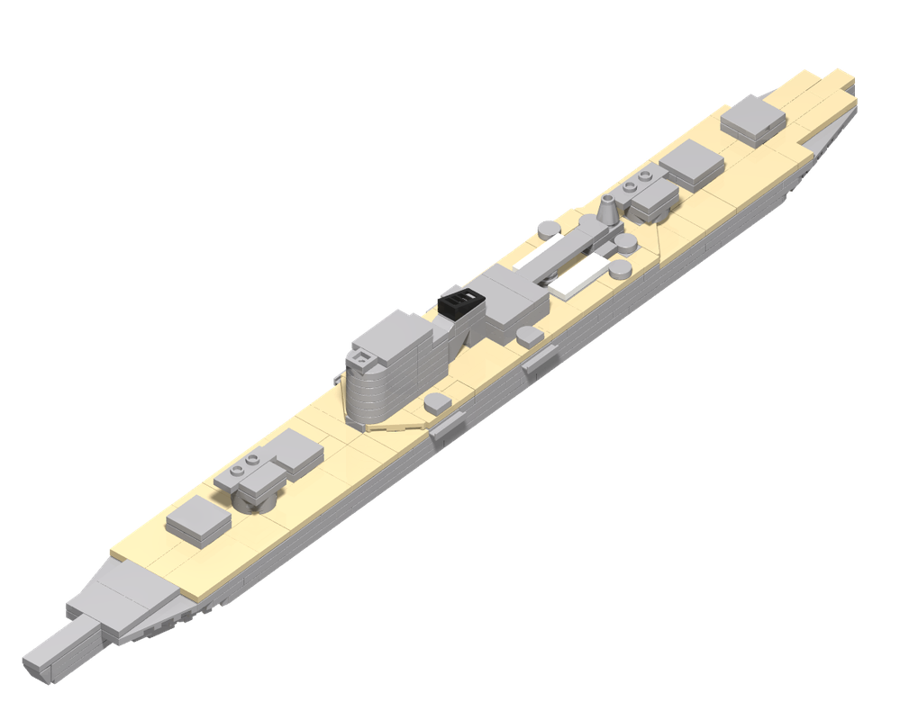 LEGO MOC 1:560 Scale IJN Yodo(wows) V2 by yamato534 | Rebrickable ...