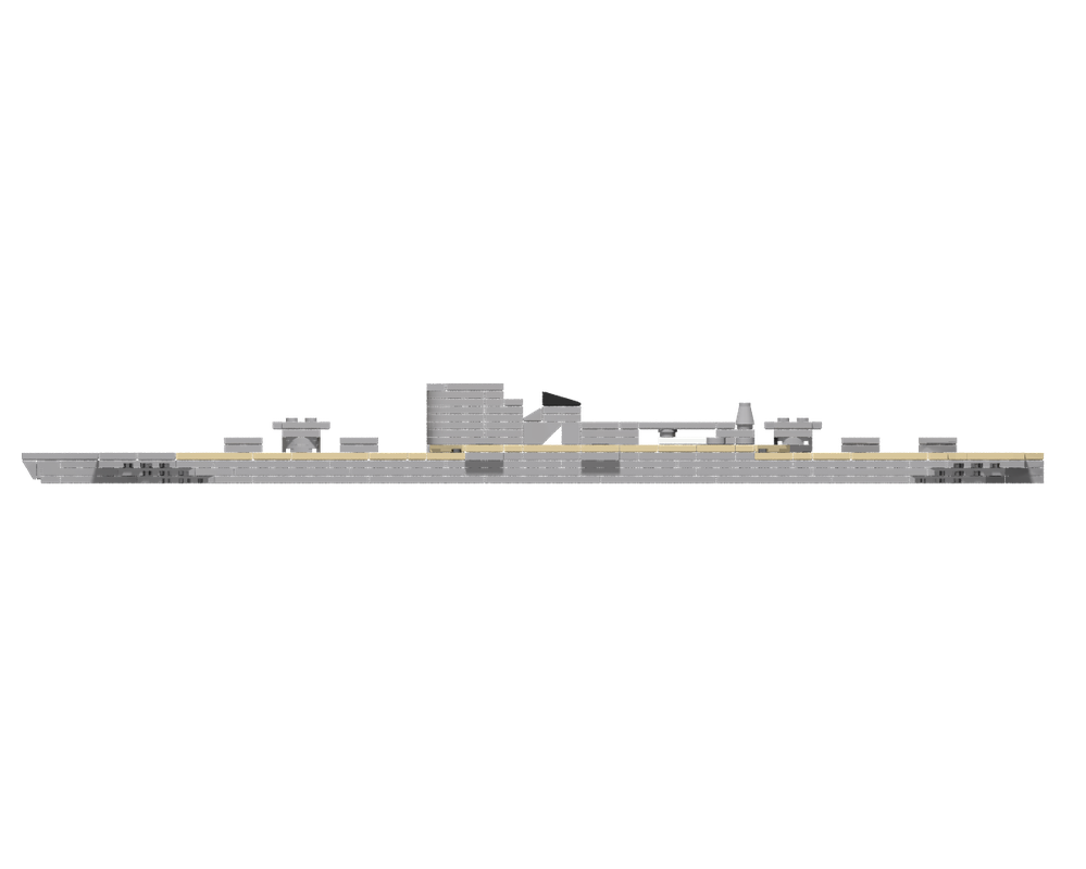 LEGO MOC 1:560 Scale IJN Yodo(wows) V2 by yamato534 | Rebrickable ...