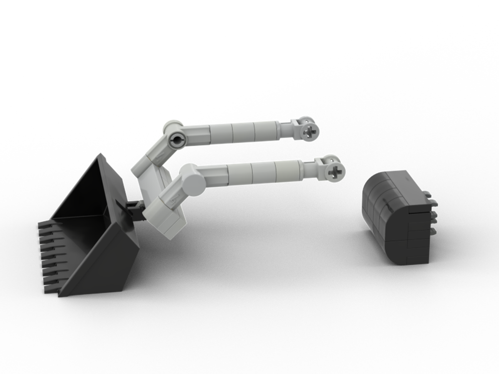 LEGO MOC Shovel and weight for tractor by graeymaelkyn | Rebrickable ...