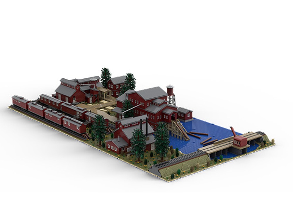 Lego Moc Sawmill Complete Set By Jepaz Rebrickable Build With Lego