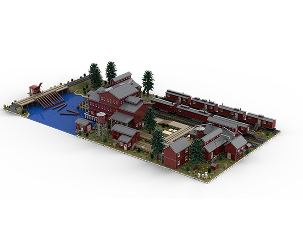 Lego Moc Sawmill Complete Set By Jepaz Rebrickable Build With Lego