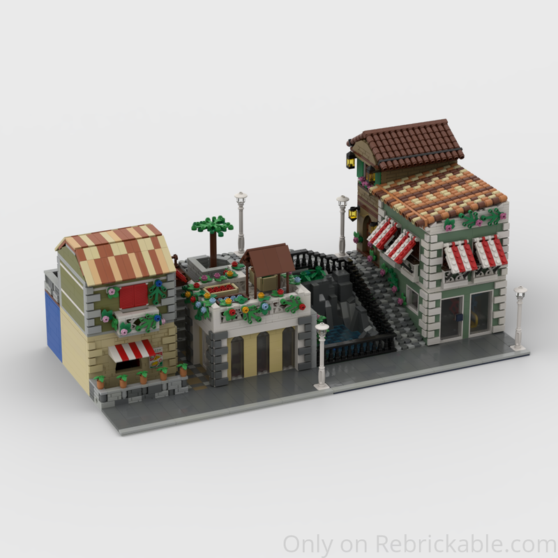 LEGO MOC Little Italy modulars by S-Brick | Rebrickable - Build with LEGO