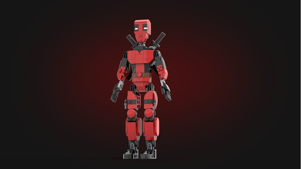 LEGO MOC Deadpool | Posable figure by obiblock | Rebrickable - Build ...