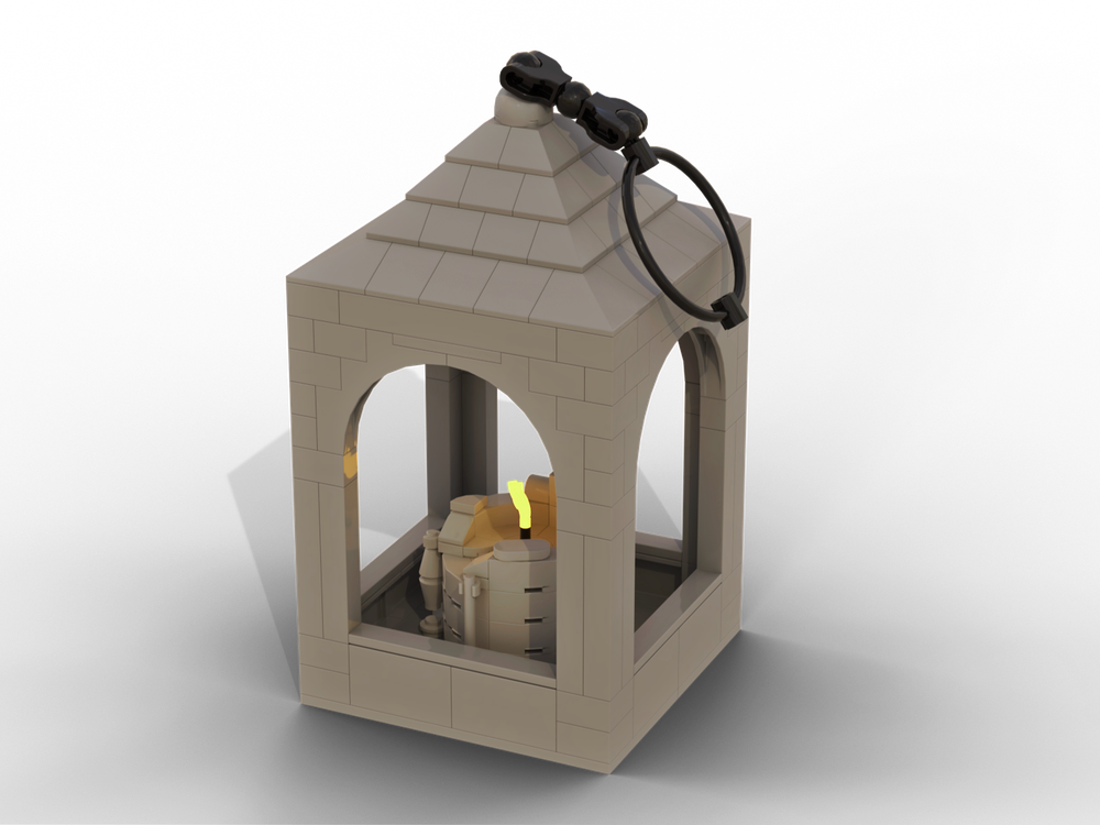 LEGO MOC Lantern by Thomus_Bean | Rebrickable - Build with LEGO