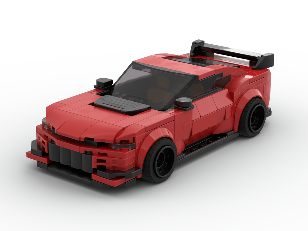 Lego Moc Chevy Camaro Zl1 By Jurilego Rebrickable Build With Lego