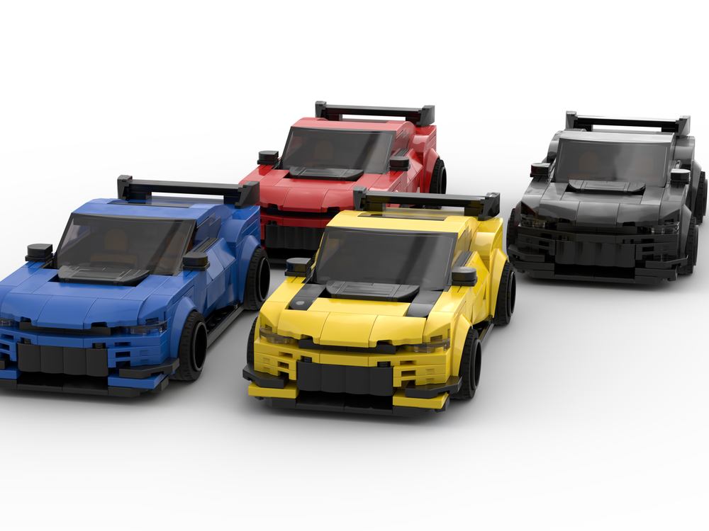 LEGO MOC Chevy Camaro ZL1 by Juri_lego | Rebrickable - Build with LEGO