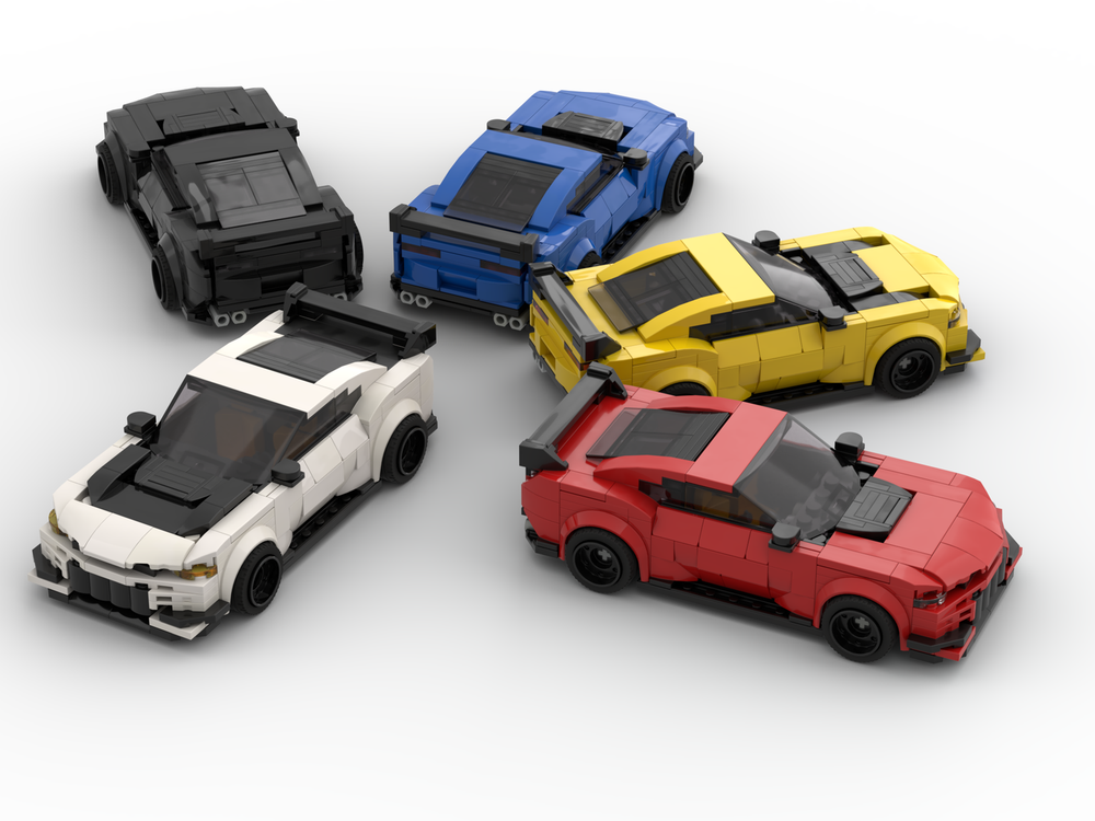 Lego Moc Chevy Camaro Zl1 By Jurilego Rebrickable Build With Lego