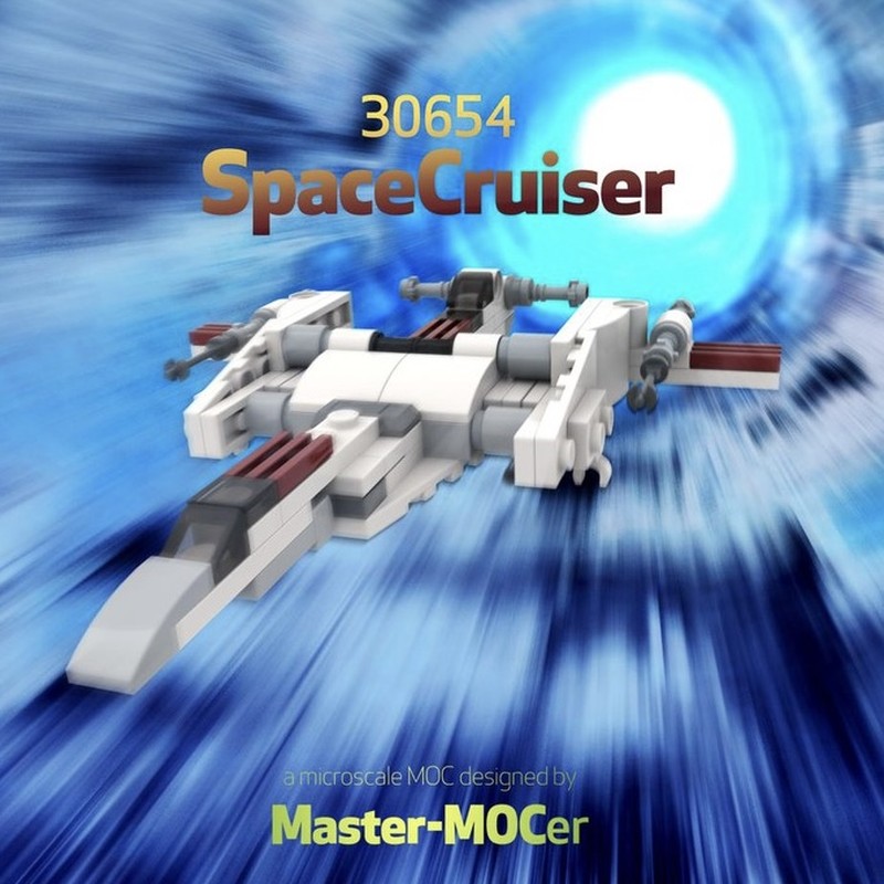 LEGO MOC 30654 Microscale SpaceCruiser by Master-MOCer | Rebrickable - Build with LEGO