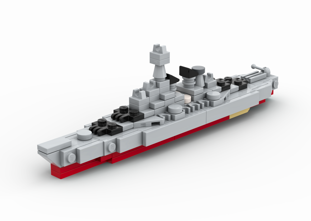 LEGO MOC USS Montana Battleship by The Bobby Brix Channel | Rebrickable ...