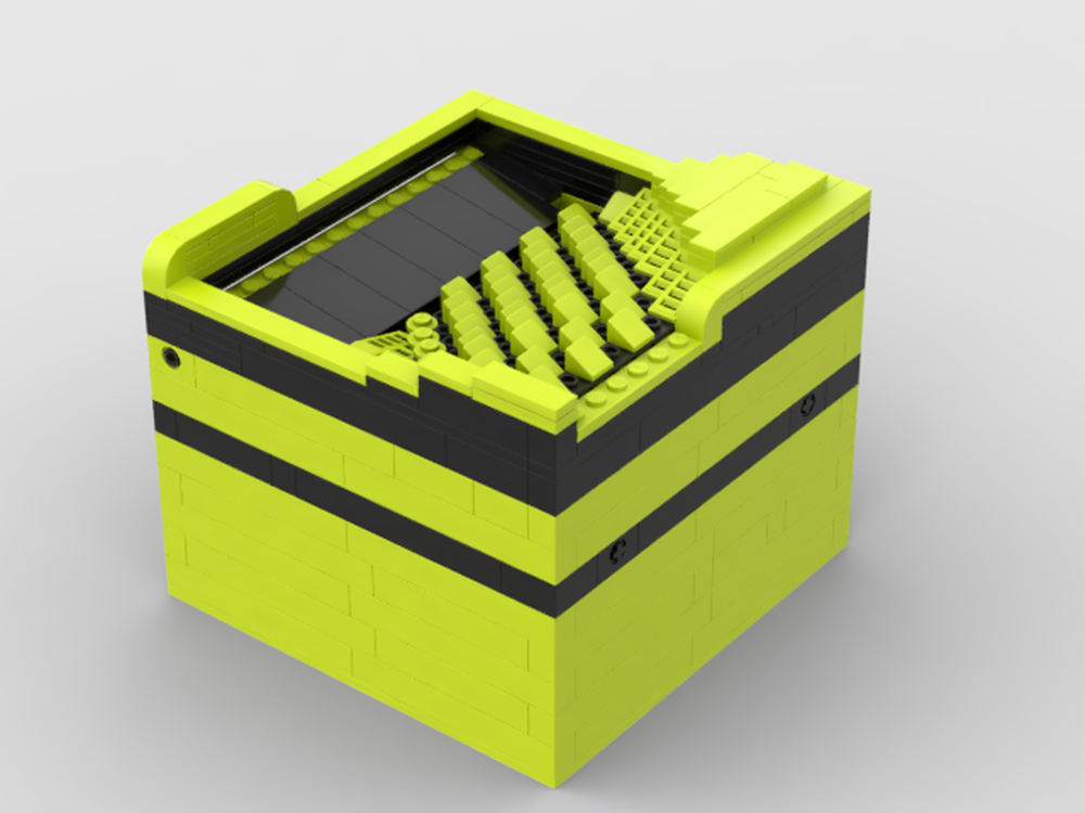 LEGO MOC GBC Diagonal in Lime and Black by thebigmg | Rebrickable ...