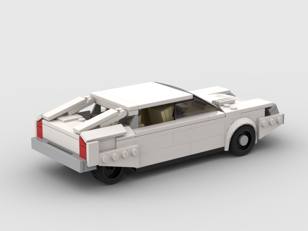 Lego Moc Citroen Cx Stock Better By Bricks Rebrickable Build With Lego