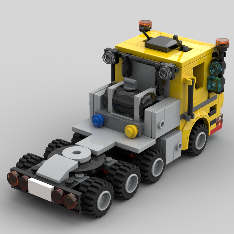 LEGO MOC Construction Heavy Low-Loader by Wacky | Rebrickable - Build ...