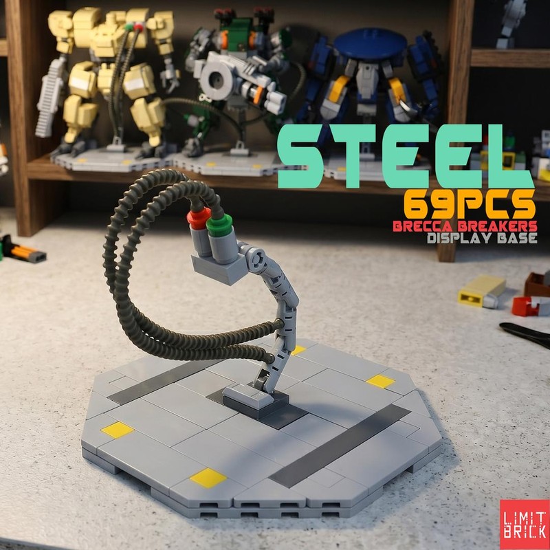 LEGO MOC-192691 Display Base Steel Brecca Breakers by Limit Brick ...