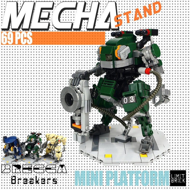 LEGO MOC Breaker Mecha Stand by Limit Brick | Rebrickable - Build with LEGO