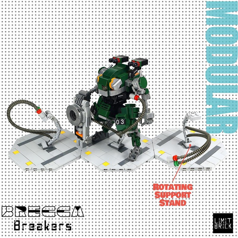 LEGO MOC Breaker Mecha Stand by Limit Brick | Rebrickable - Build with LEGO
