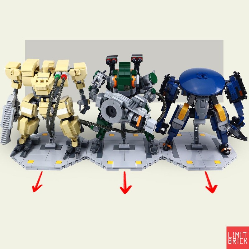 LEGO MOC-192691 Display Base Steel Brecca Breakers by Limit Brick ...