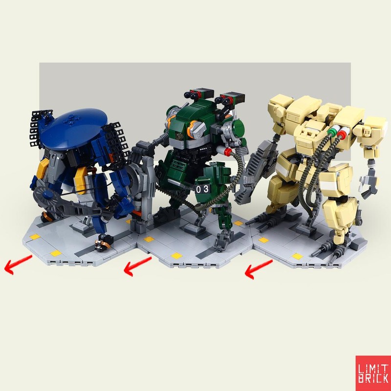 LEGO MOC-192691 Display Base Steel Brecca Breakers by Limit Brick ...