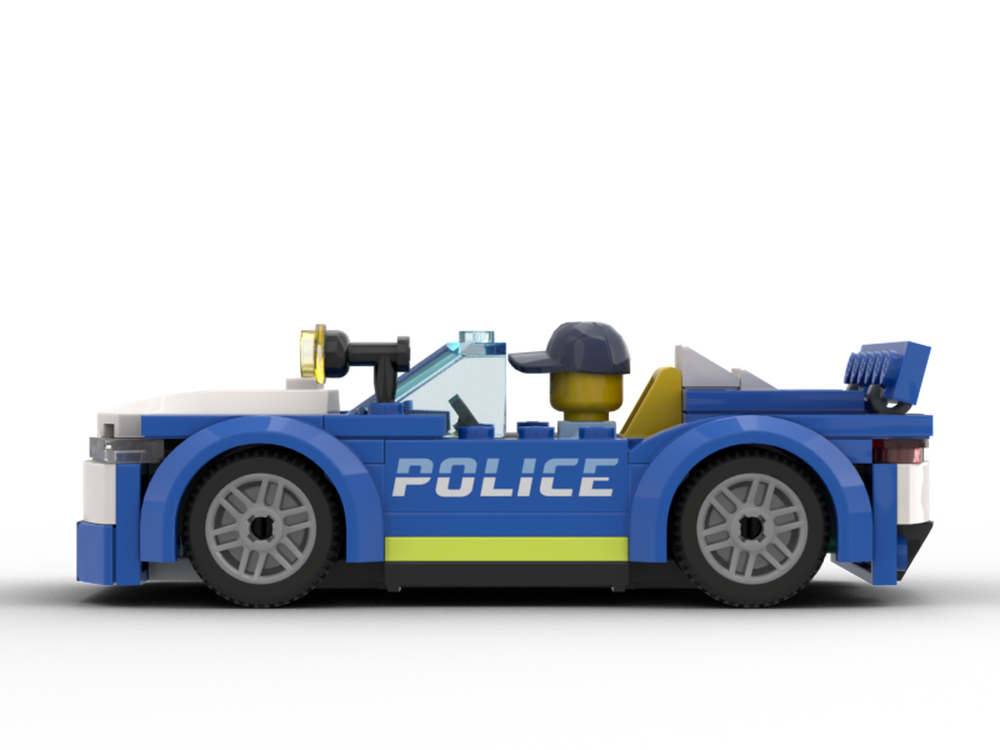 Lego Moc 60312 Police Car Open Air By Hoppepe Rebrickable Build