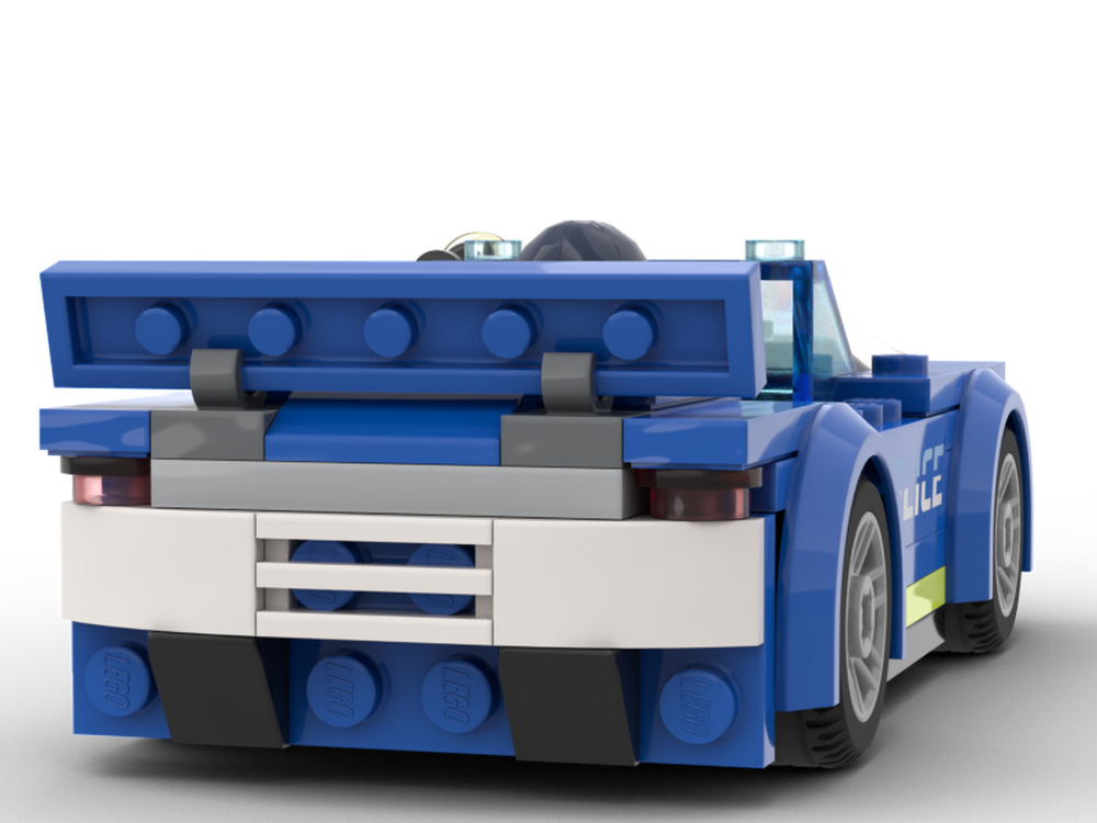 Lego Moc 60312 Police Car Open Air By Hoppepe Rebrickable Build