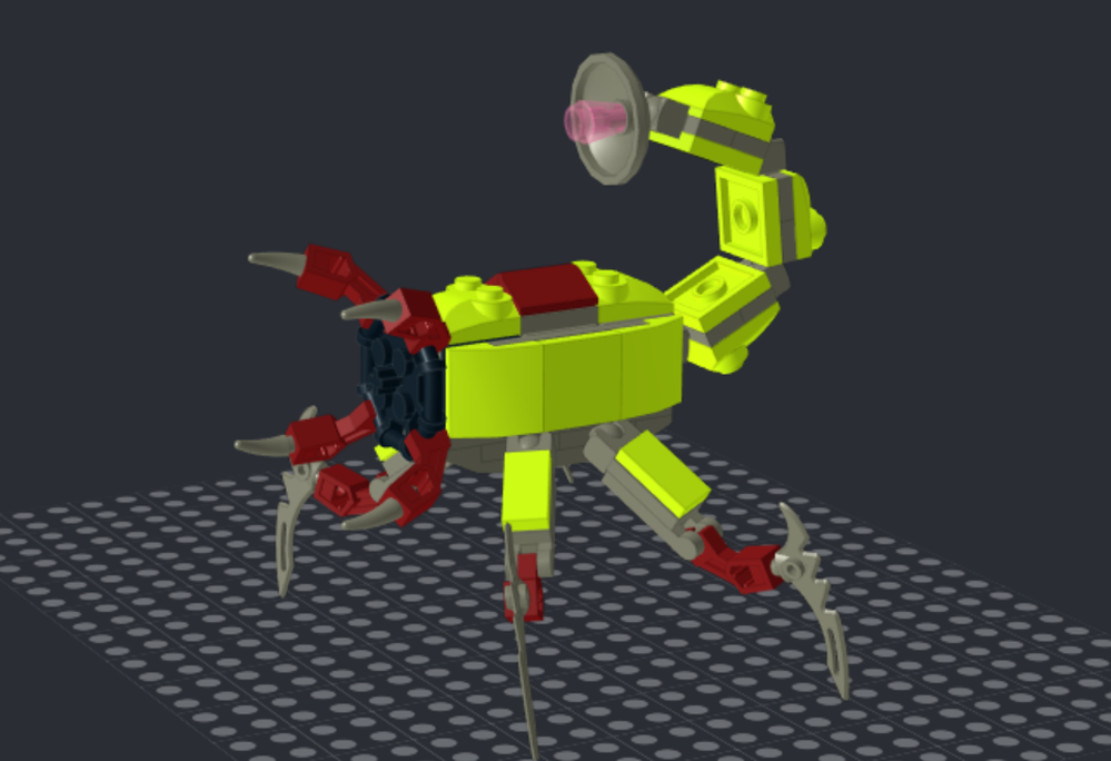 LEGO MOC Xeno Insect - Gunner Bug by Luke_Z31 | Rebrickable - Build ...