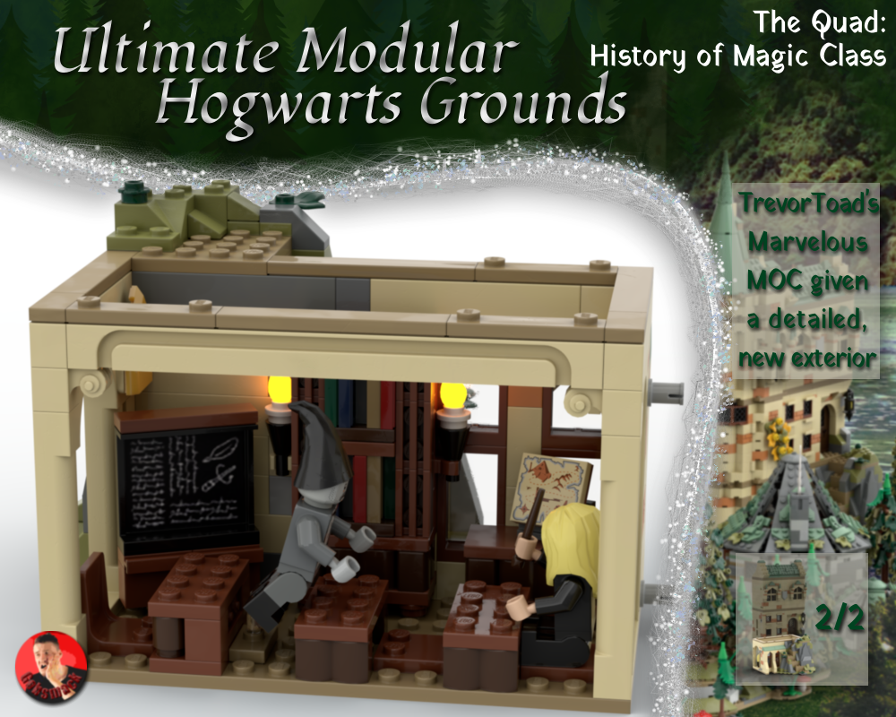 LEGO MOC HP Modular - The Quad: History of Magic Class by Gobsmack ...